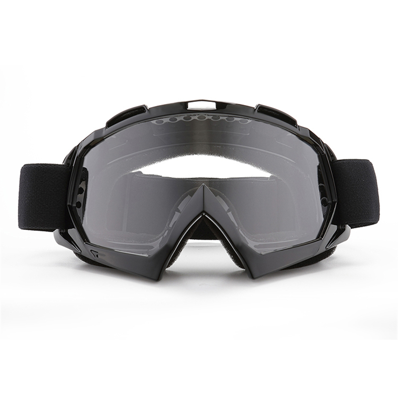 Anti fog double lens motorcycles safety goggles