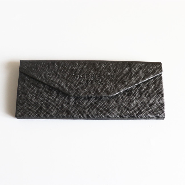 Folding triangle glasses case eye wear packaging