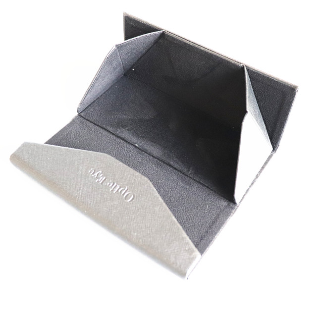 Folding triangle glasses case eye wear packaging