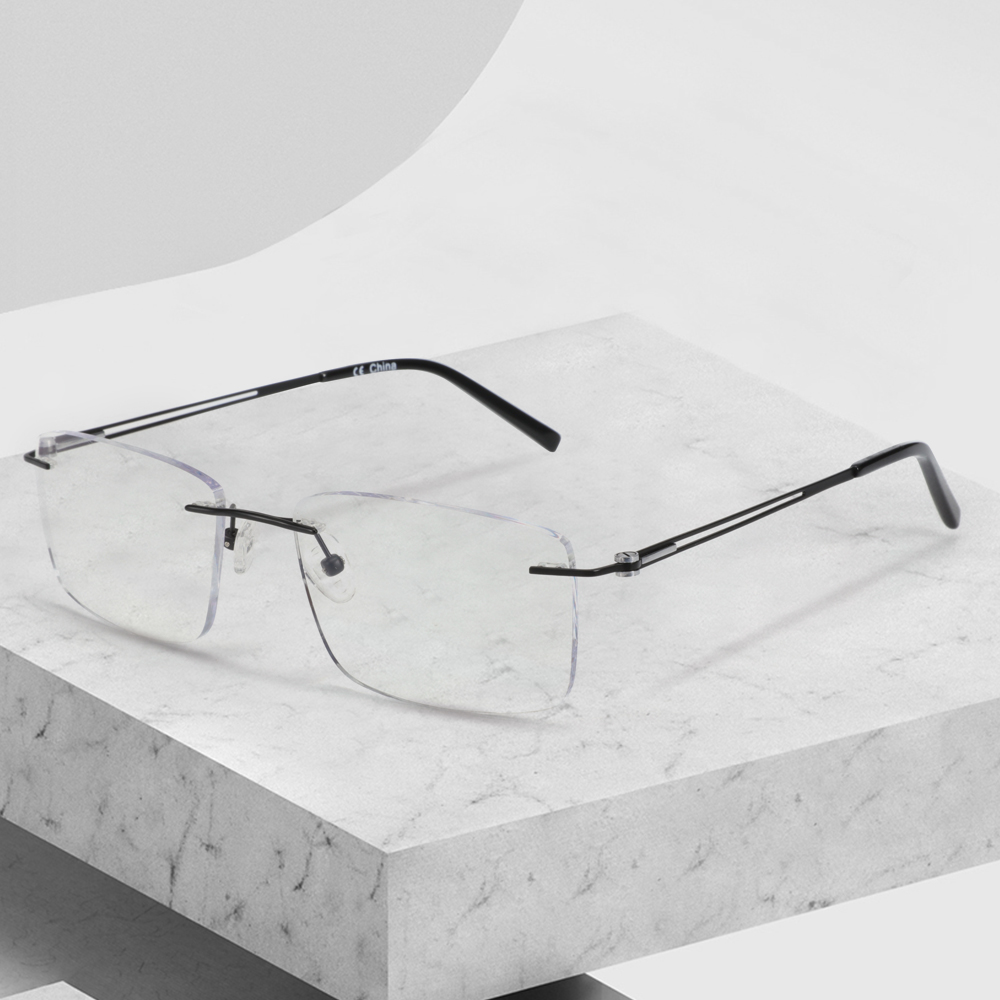 Men japan beta titanium rimless frames glasses | glasses manufacturers